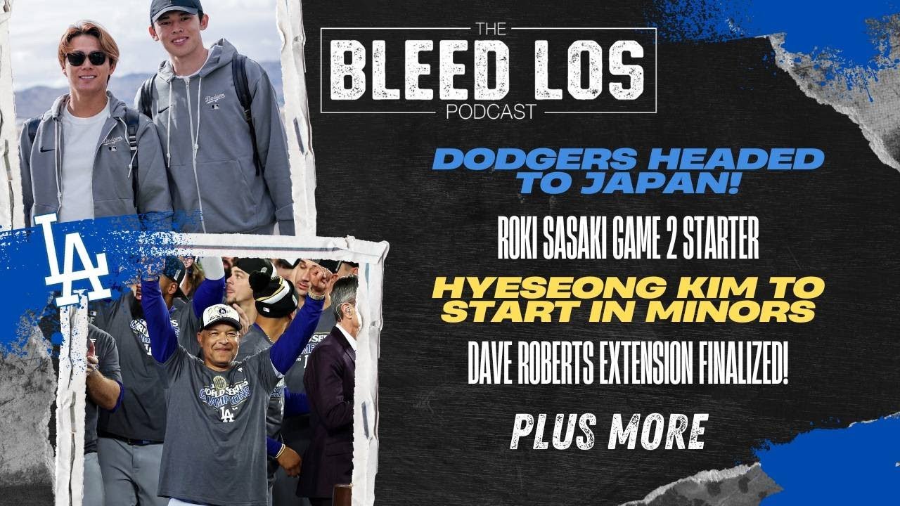 Dodgers are headed to Japan! Roki Sasaki named Game 2 starter, Dave ...