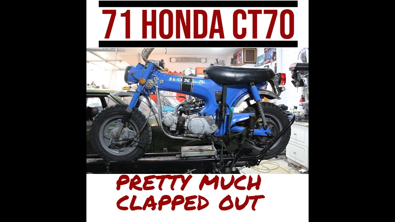 1971 Honda CT70, basic fork rebuild - YouTube
