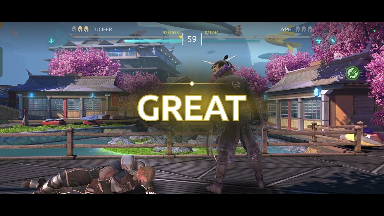 Shadow fight 4 arean , attack of the phantoms AI opponent gameplay ...