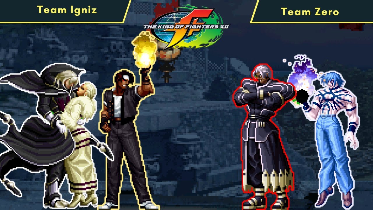 [KOF Mugen] Team Igniz vs Team Zero (Insane AI) Fight # ...