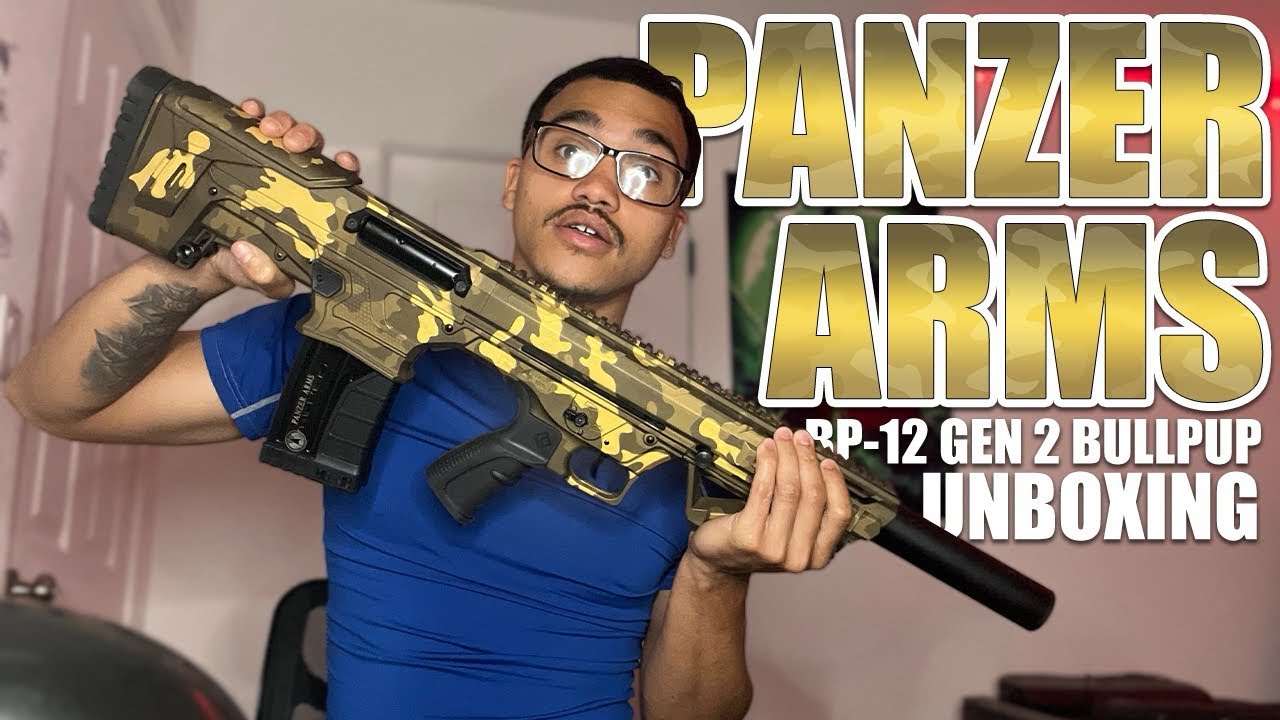 I bought the new panzer arm bp-12 g2 shotgun!! *UNBOXING* - YouTube
