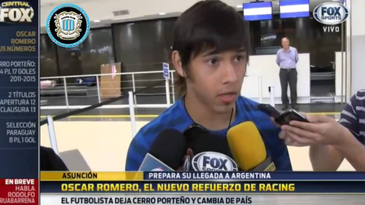 Romero: "Racing es un club muy grande" - YouTube