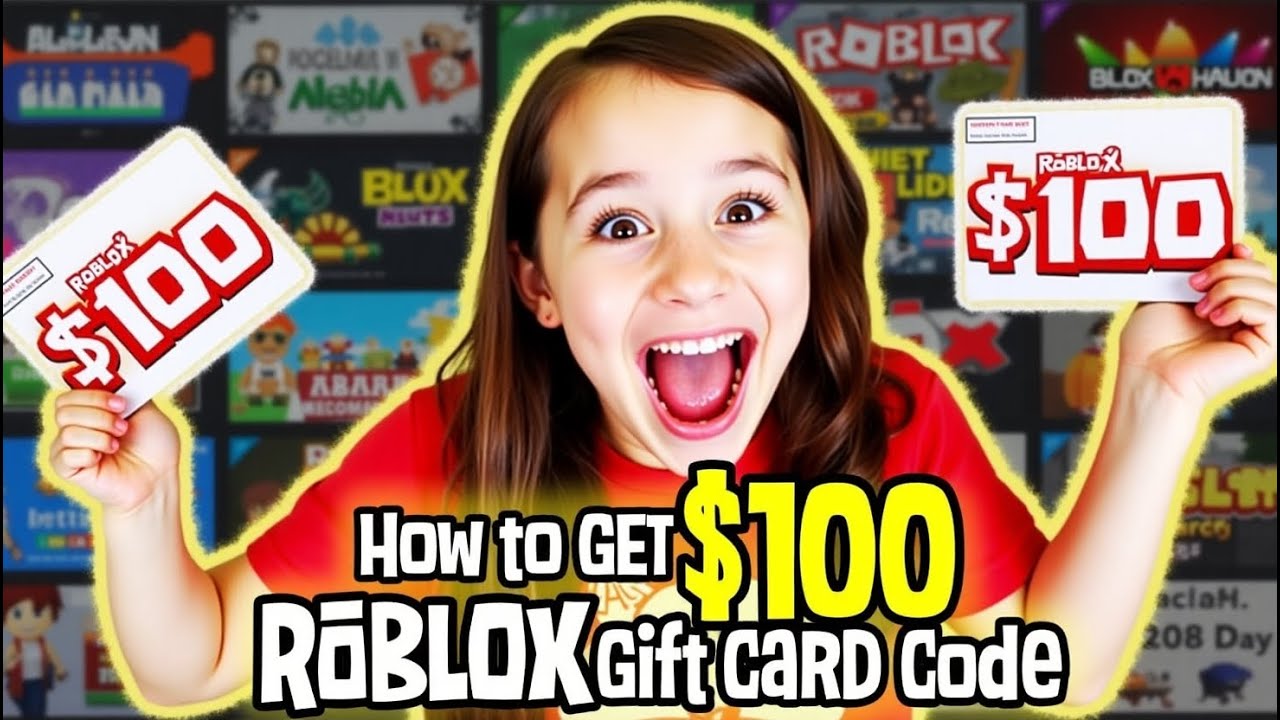 Free Roblox Gift Card Codes | Roblox 100 Gift Card | How to Get Roblox ...