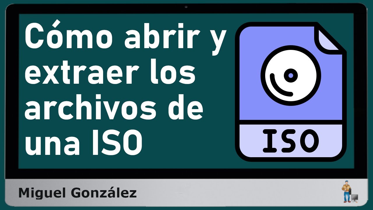 ¿Cómo abrir y extraer los archivos de una ISO? - YouTube