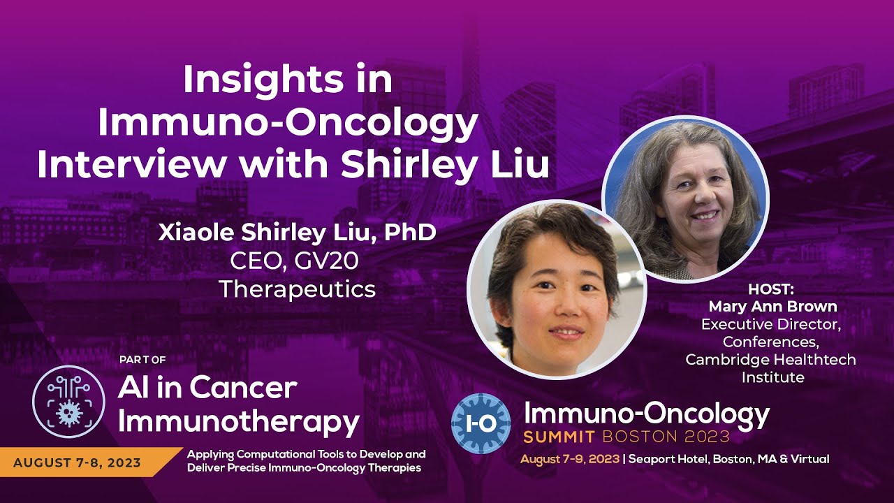 Insights in Immuno-Oncology Interview with Shirley Liu - YouTube