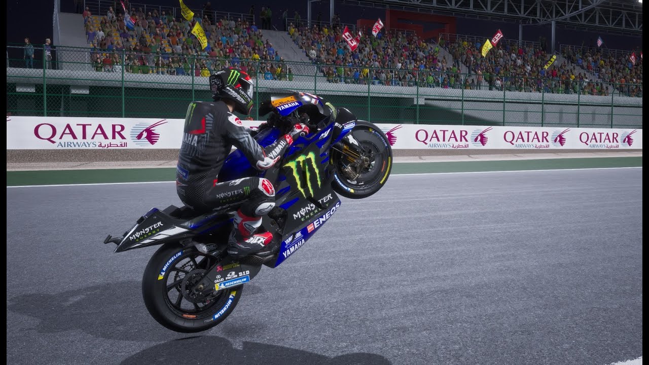 ALEX RINS YAMAHA MONSTER ENERGY MOTOGP DOHA QATAR 2024 SEASONS MOD TV ...