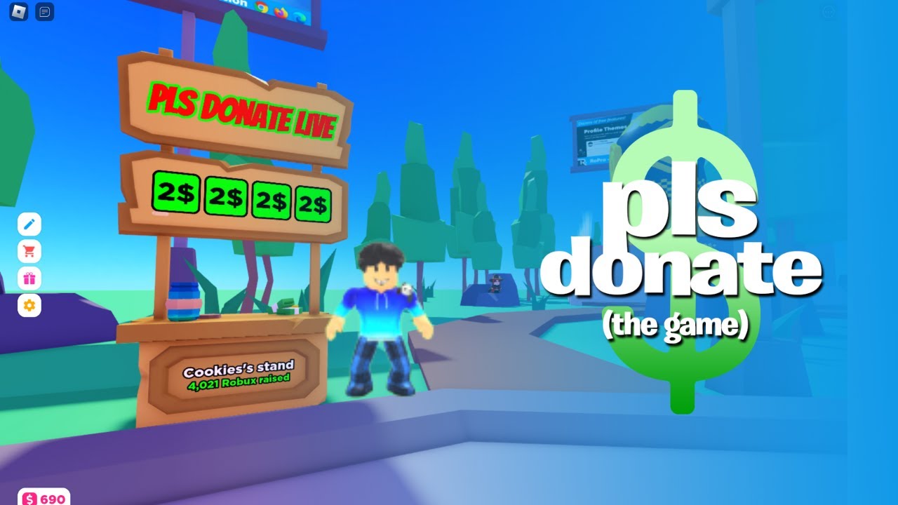 PLS DONATE LIVE STREAM - DONATING TO VIEWERS AND RAISING ROBUX!! - YouTube