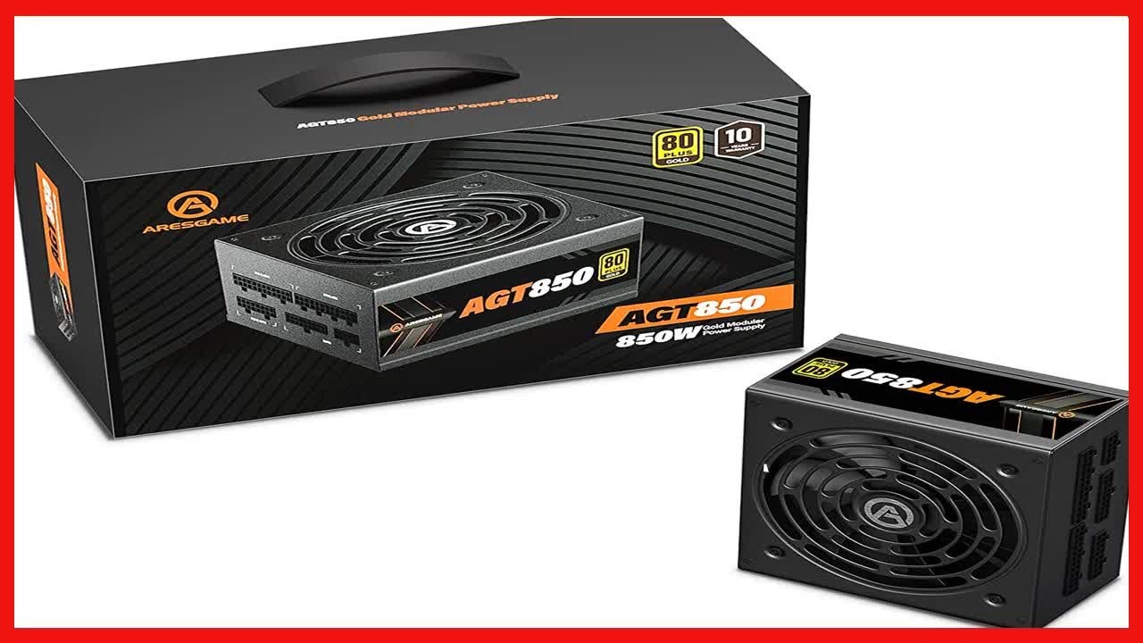 850W Power Supply 80+ Gold PSU Fully Modular ATX PSU - YouTube