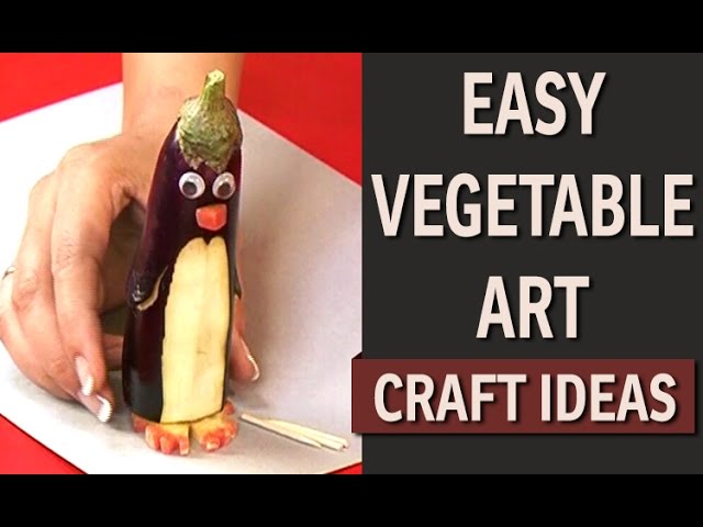 How To Make Vegetable Art For Kids