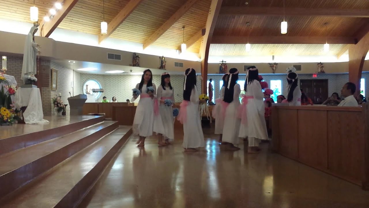 Flower Dance in honor of the Virgin Mary, pt2 - YouTube