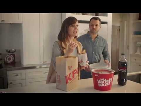 KFC Variety Bucket with Original Recipe Wedges NZ TV Commercial 2016 ...