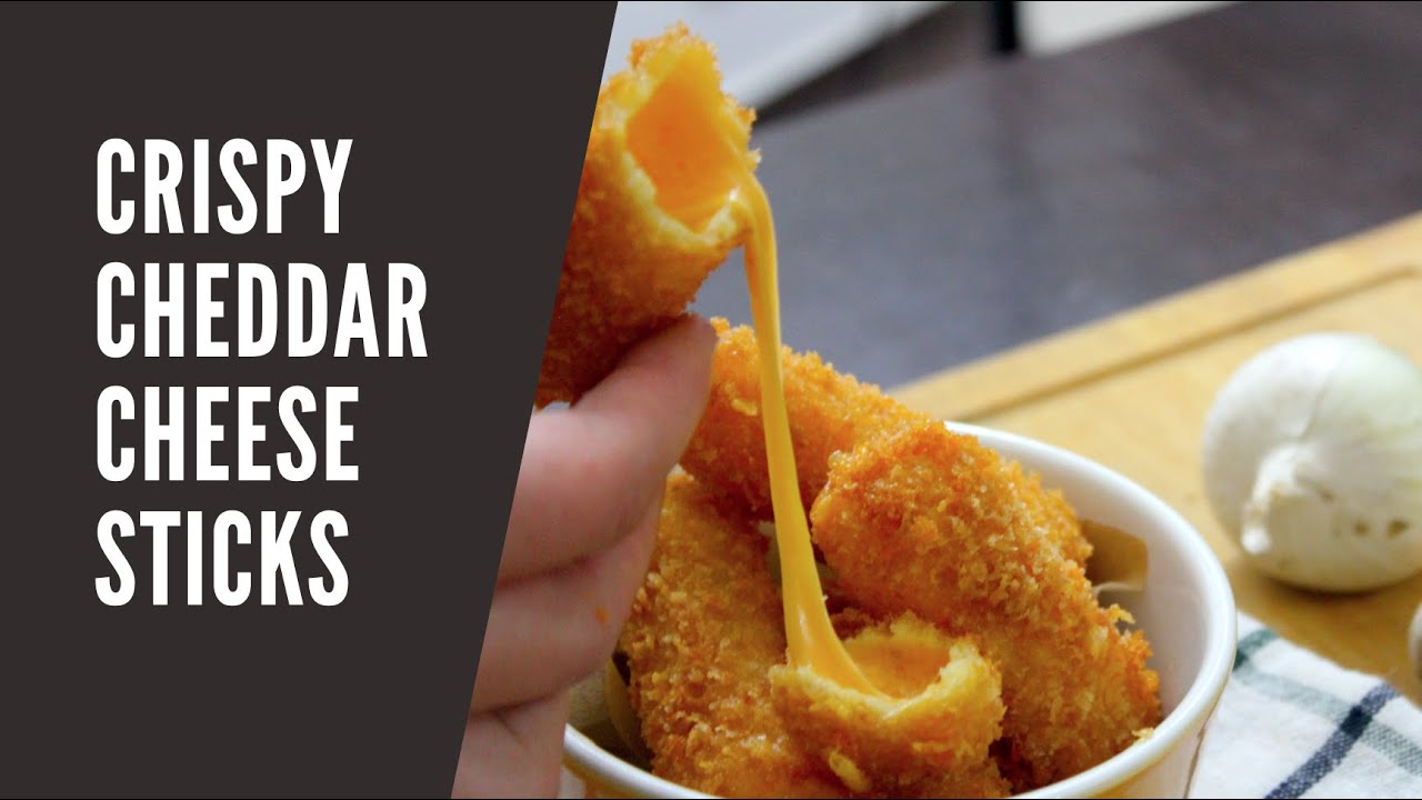 Crispy Cheddar Cheese Sticks Recipe - YouTube