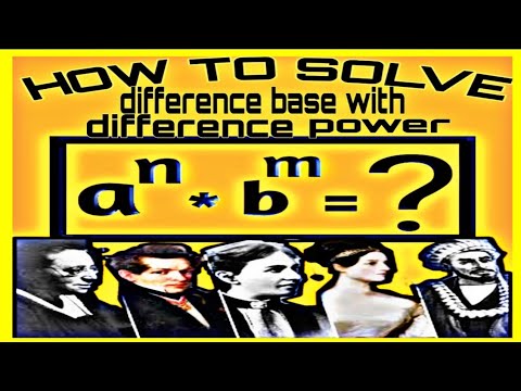 How to solve difference base and power exponential|ሊያዩት የሚገባ አስገራሚ አዲሱ ...