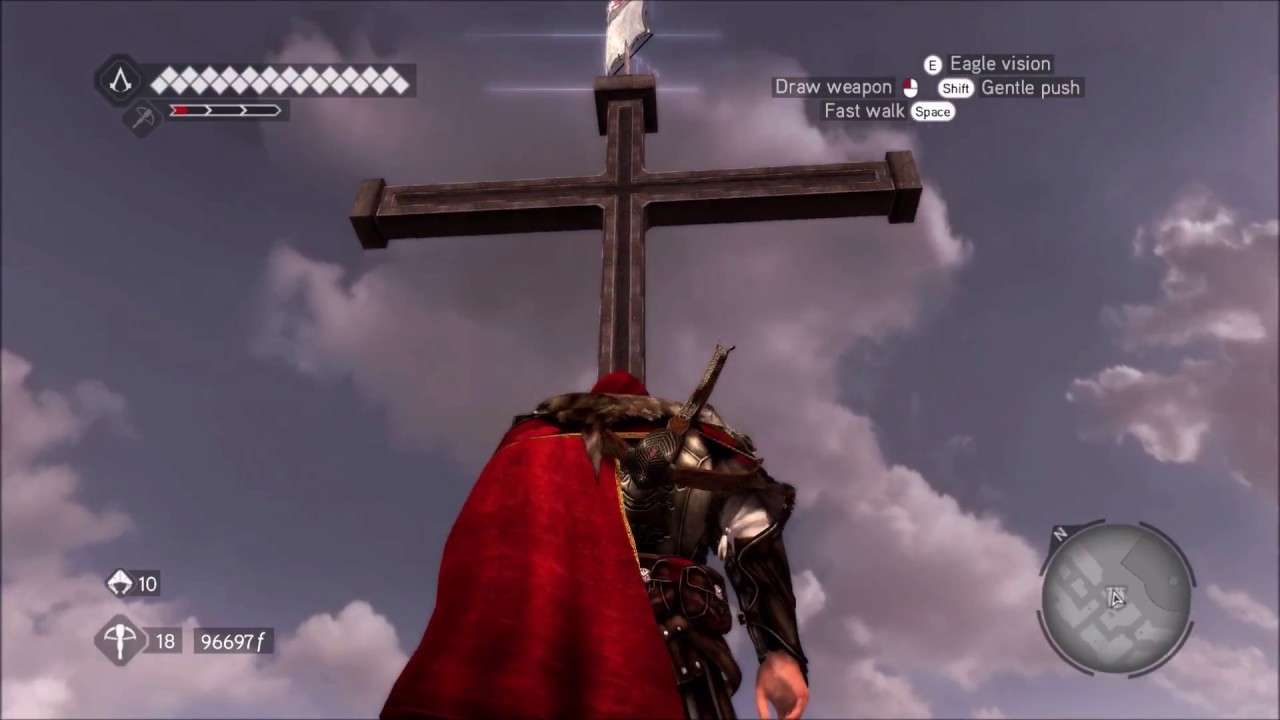 "Assassin's Creed Brotherhood", 100% sync, All 101 Borgia Flags ...