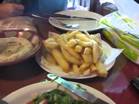 A Fried Fish Meal in Tripoli, Lebanon - YouTube