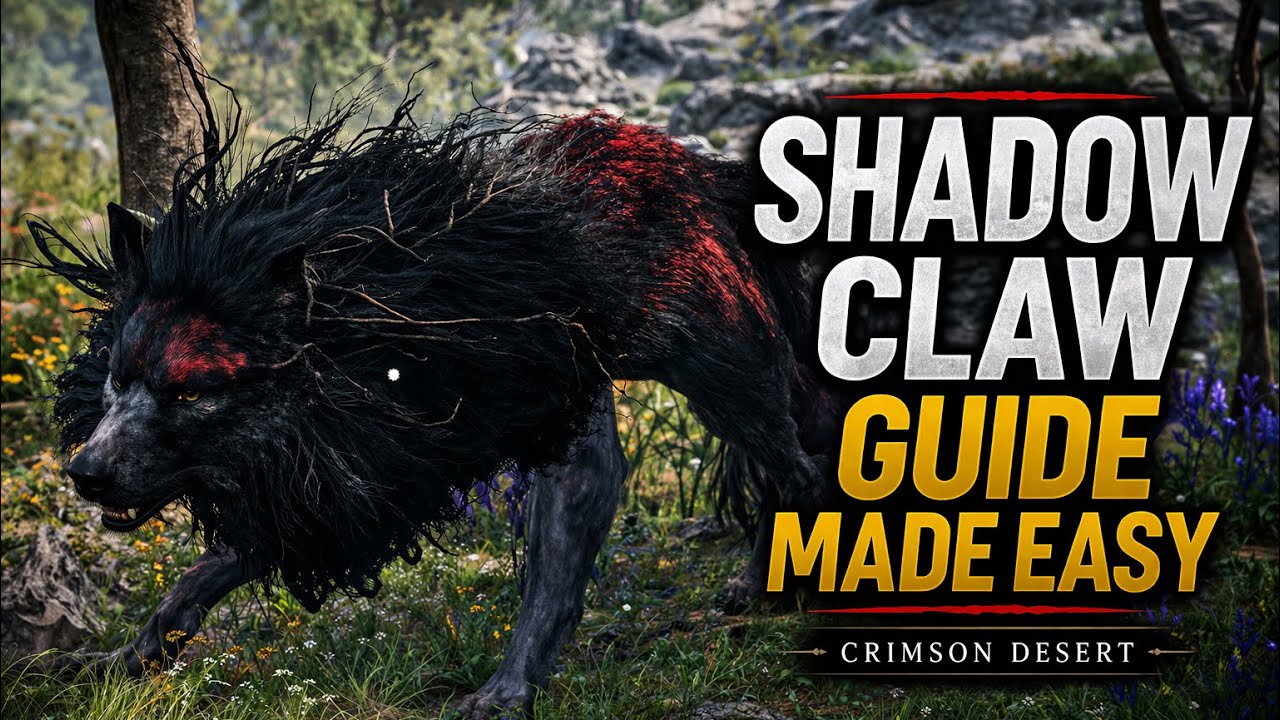 How to Get Shadow Claw FAST – Legendary Wolf Guide (Crimson Desert ...