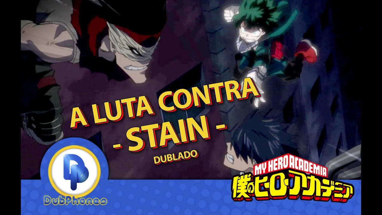 Stain Vs Midoriya, Iida & Todoroki (Boku no Hero Cenas) - YouTube
