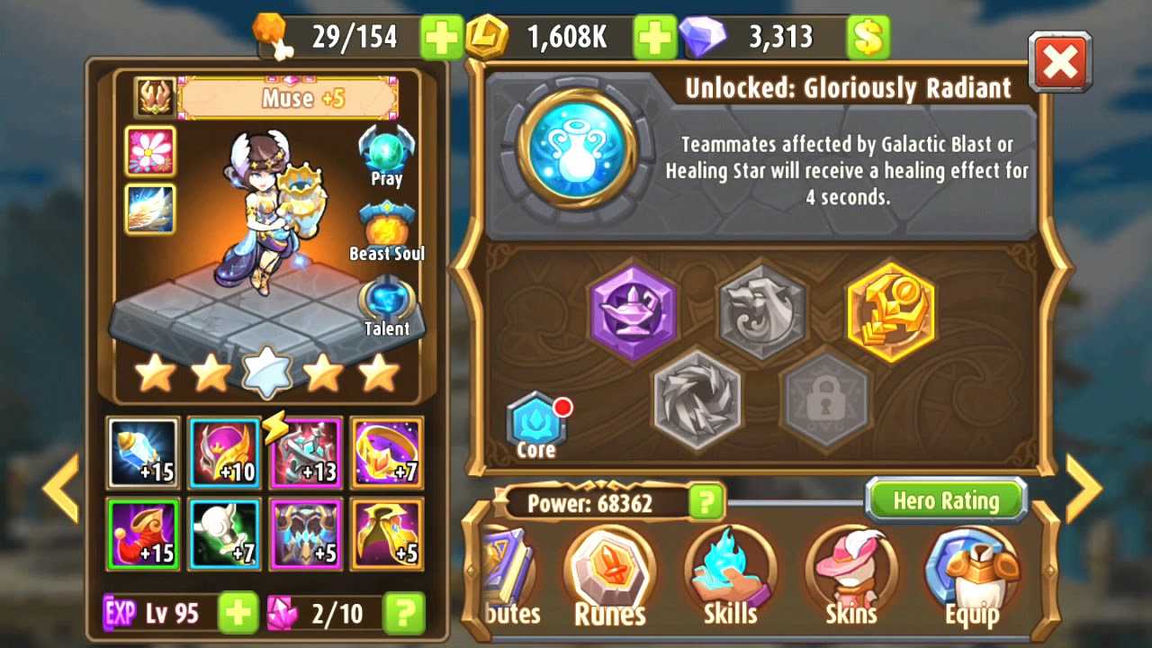 Magic Rush Heroes: Muse Full Review - YouTube