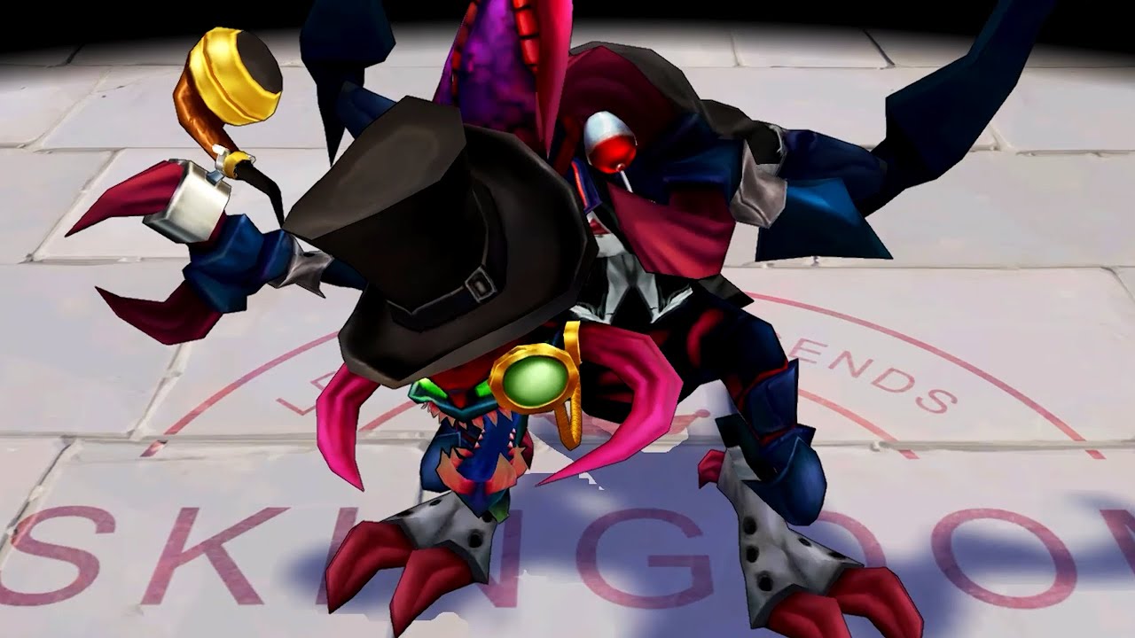 Gentleman Cho'Gath Detailed Skin Spotlight - League of Legends - YouTube