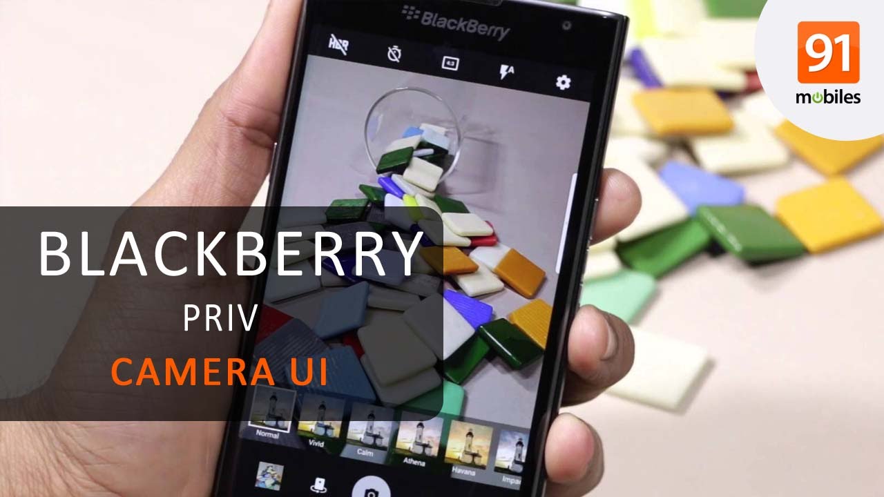 BlackBerry PRIV: Camera UI [Quick] - YouTube