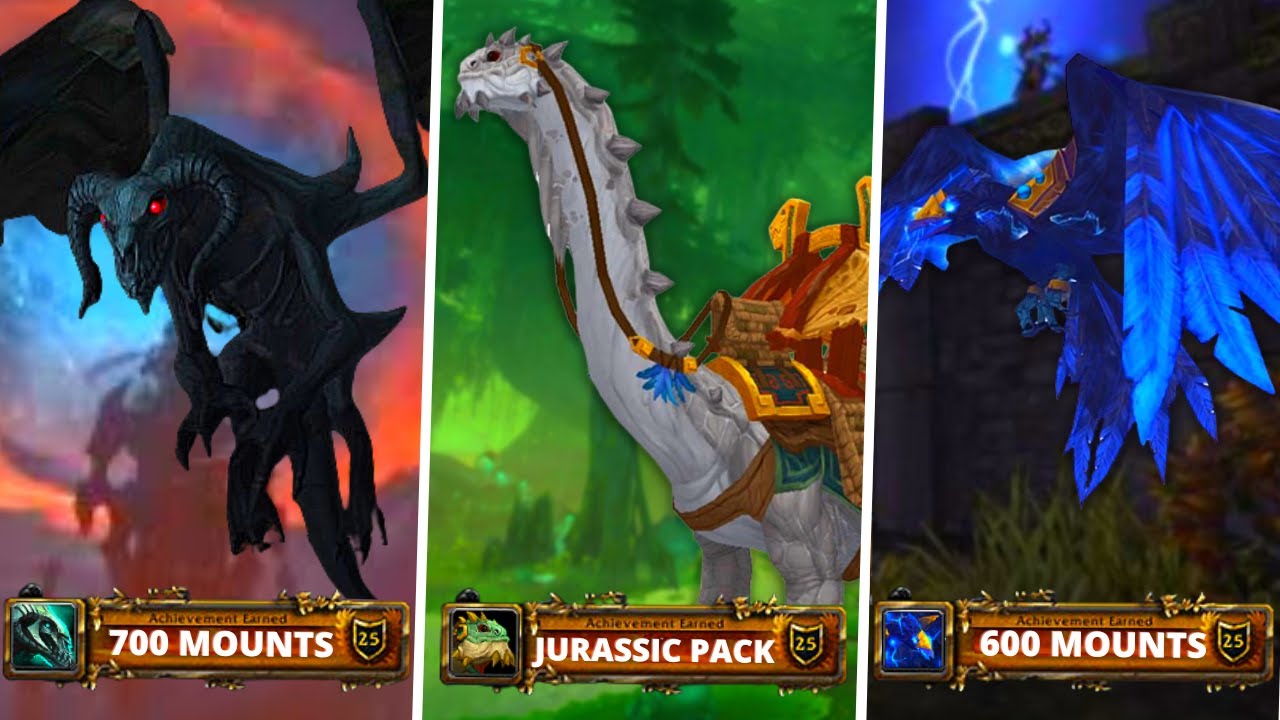 We Need More Mount Collecting Achievements & Rewards In WoW! - YouTube