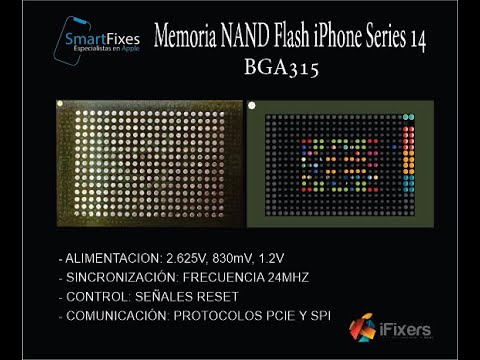 Memoria Nand iPhone series 14 - YouTube