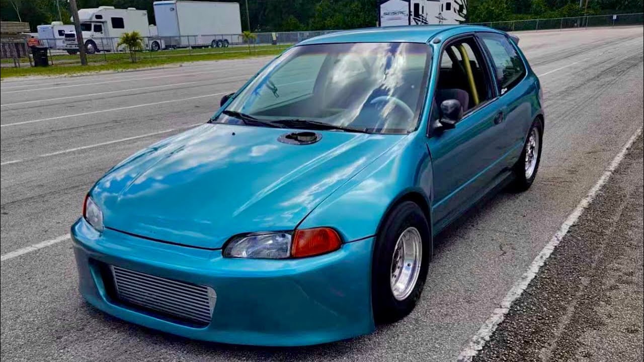 Turbo K series EG first 9 after sitting for 7 years! - YouTube