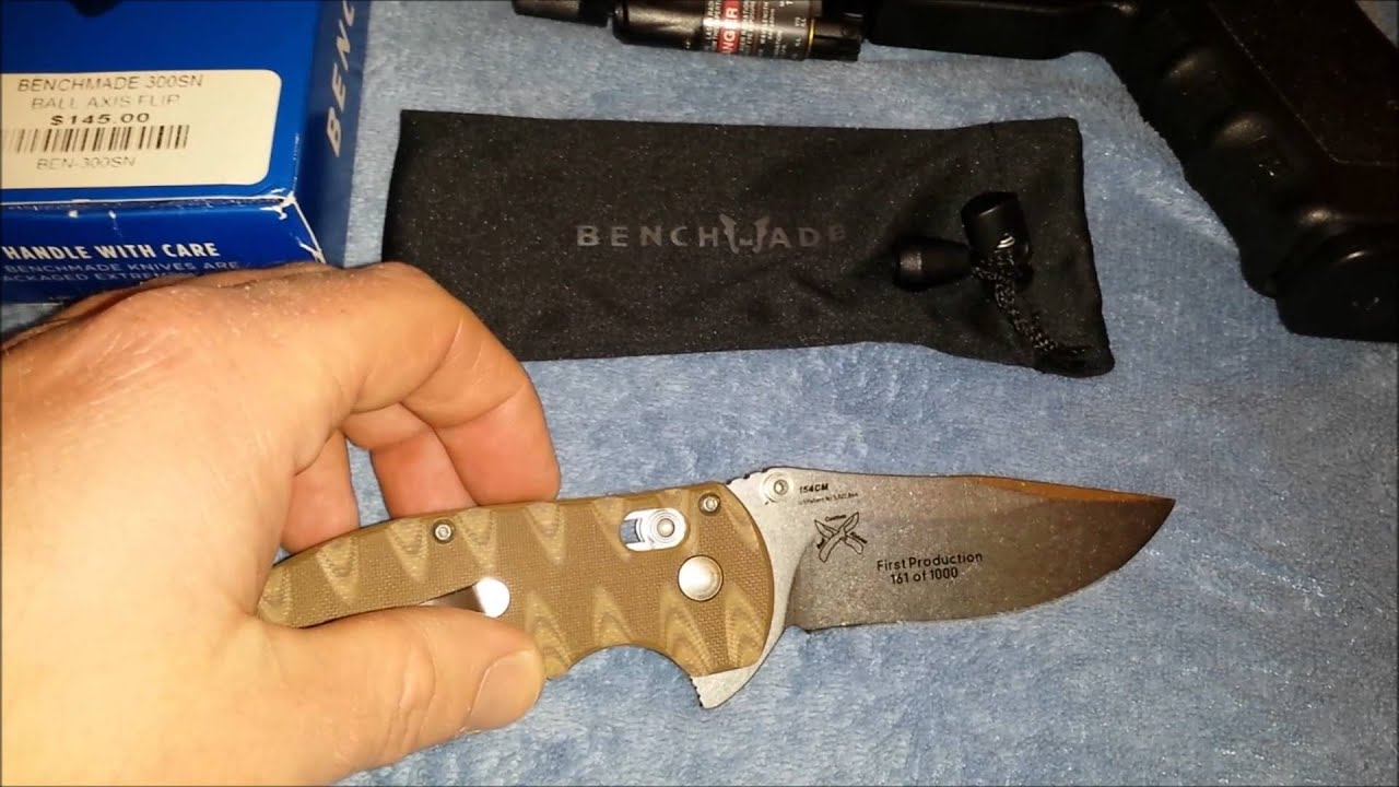 A look at my Benchmade 300SN Ball Axis Flip - YouTube