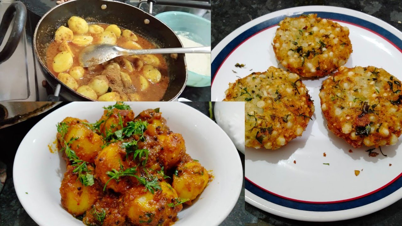 Sabudana vada recipe or khatte Aloo recipe bhut tasty Bana tha 🤤😋#viral ...