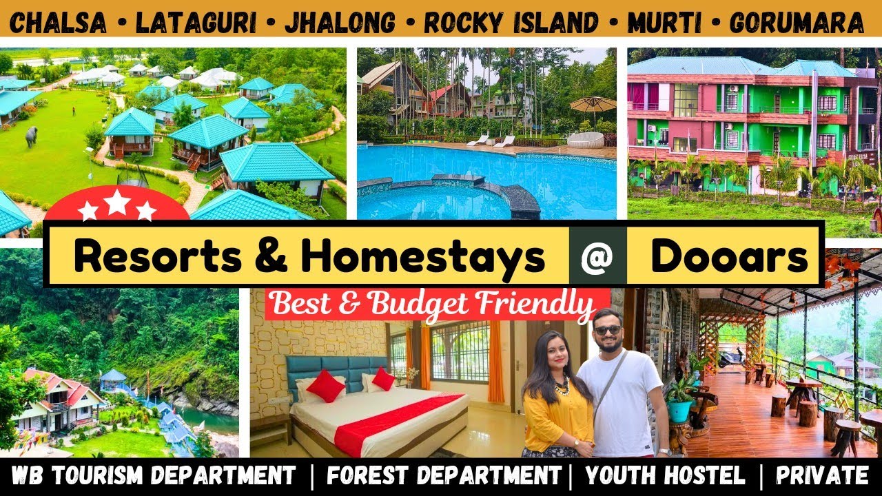 Vlog 71 || Best Resorts & Homestays in Dooars | Gorumara | Chalsa Youth ...