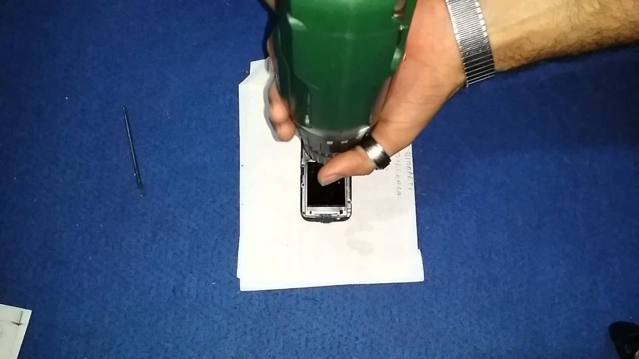 Nokia phone drilling in 60 fps - YouTube