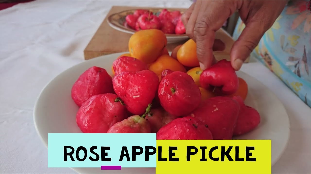 Rose Apple Pickle Recipe - YouTube