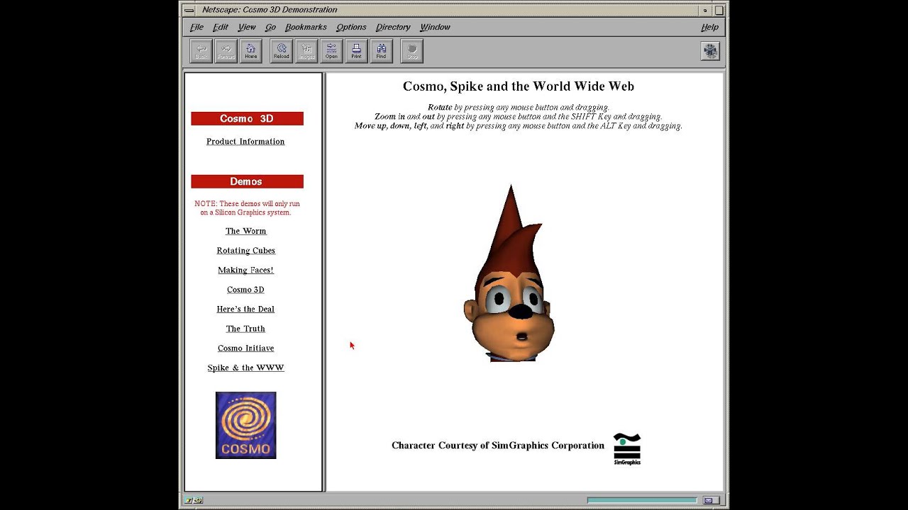 Silicon Graphics. Cosmo 3D Demos - YouTube