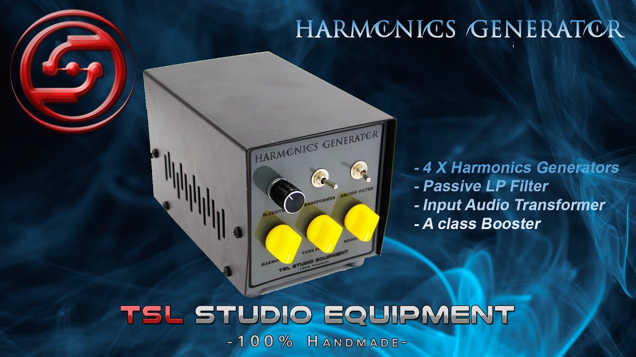 Harmonics Generator & Passive LP Filters & Input Audio Transformer by TSL Studio Equipment - YouTube