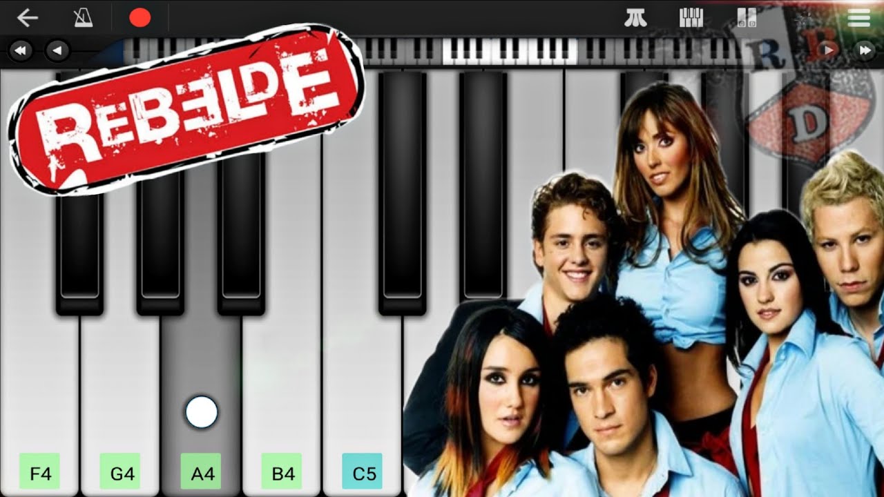 Rebelde - Theme Song (PERFECT PIANO) RBD Music EASY Piano Tutorial ...
