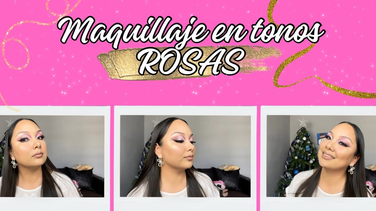 Maquillaje en tonos rosas🩷/ tutorial💄🩷 🤭 #makeup #makeuptutorial # ...