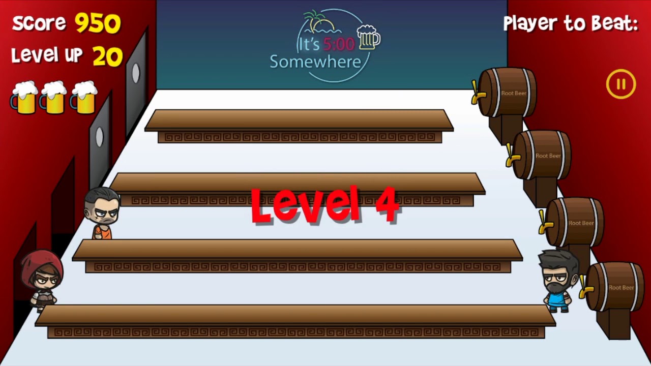 Root Beer Tapper :: Free Android Game - YouTube
