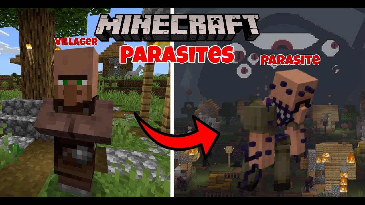 We tried to survive A PARASITE OUTBREAK IN Minecraft - YouTube