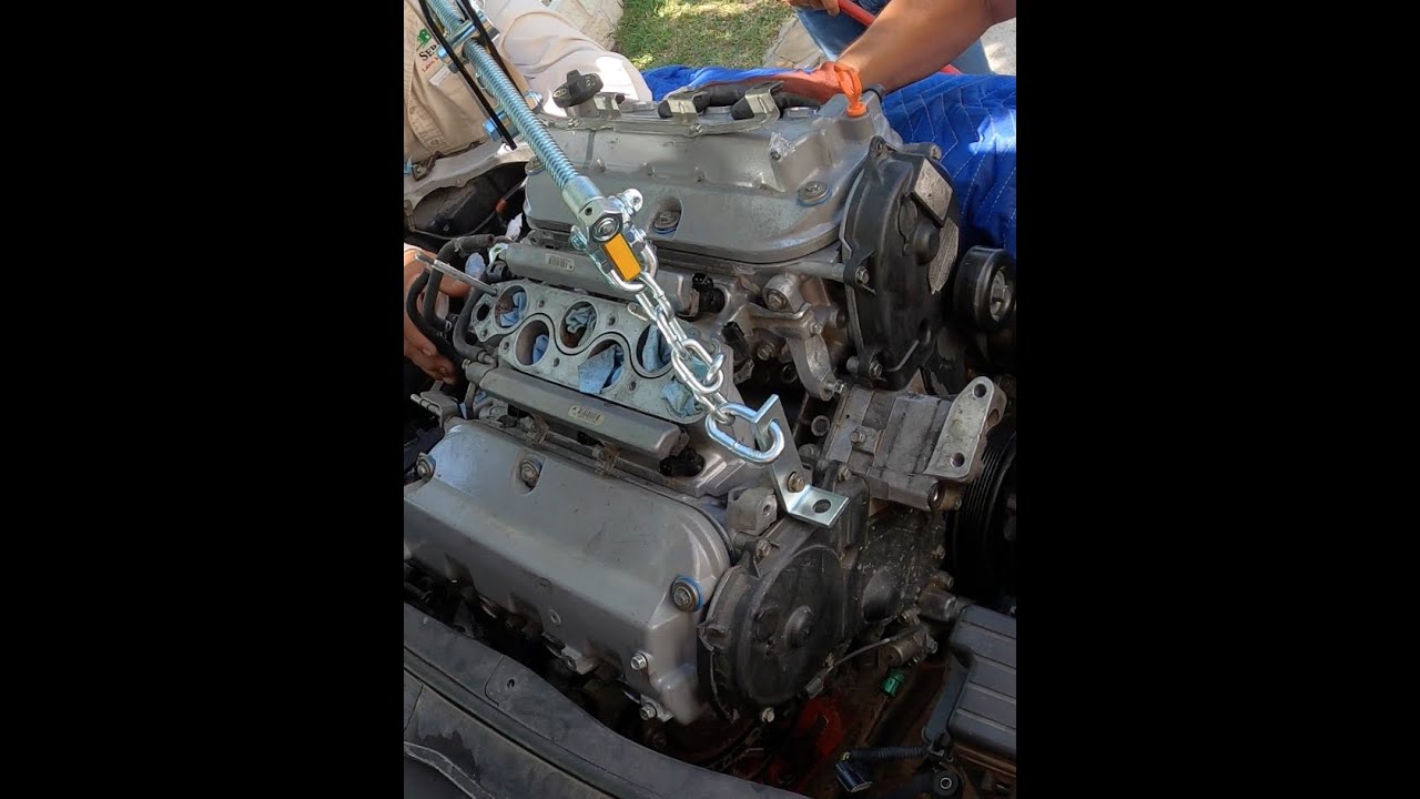 2008 Honda Ridgeline Engine Removal - YouTube