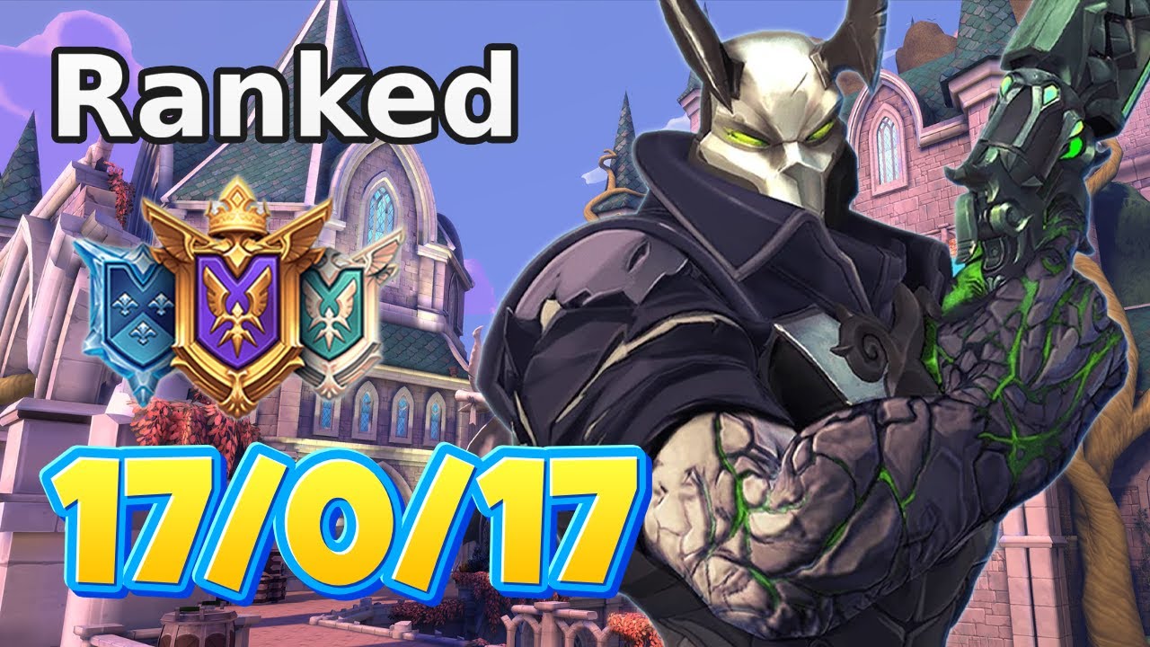 34 Streak Dark Stalker ANDROXUS Gameplay (ZERO Deaths) Paladins Ranked ...