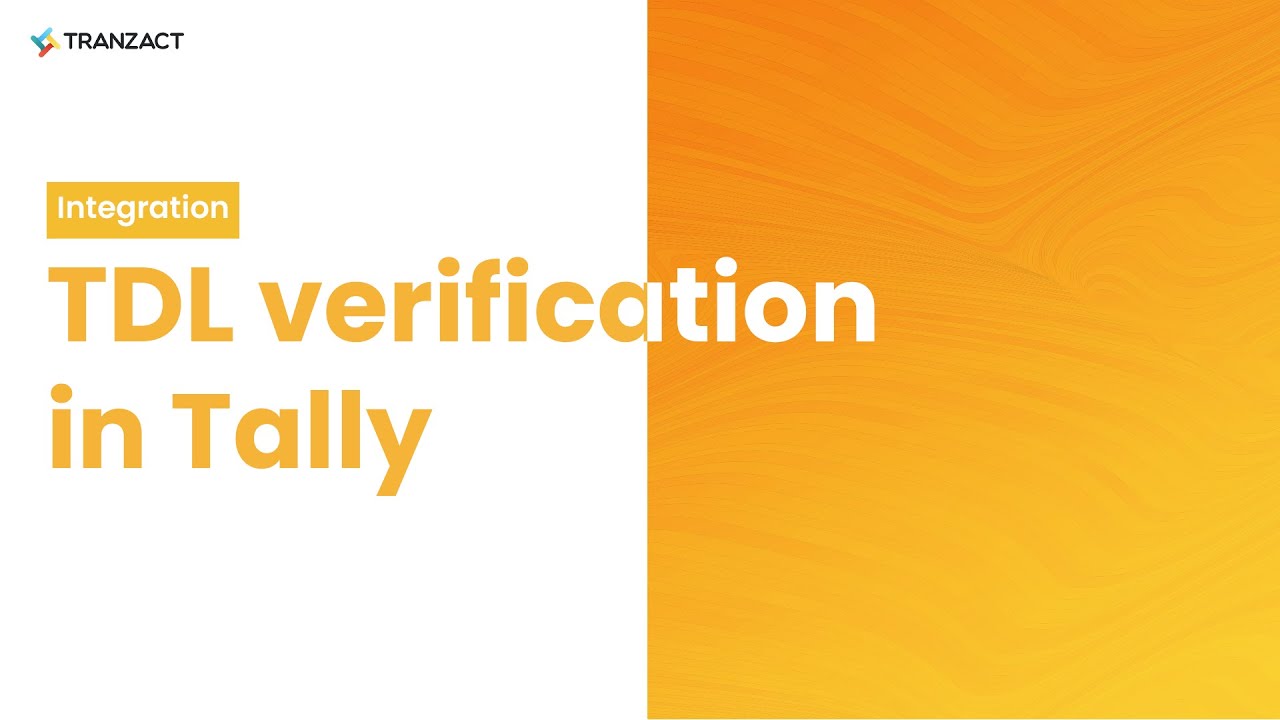 How to check TDL file is present in your Tally or not for Tally ...