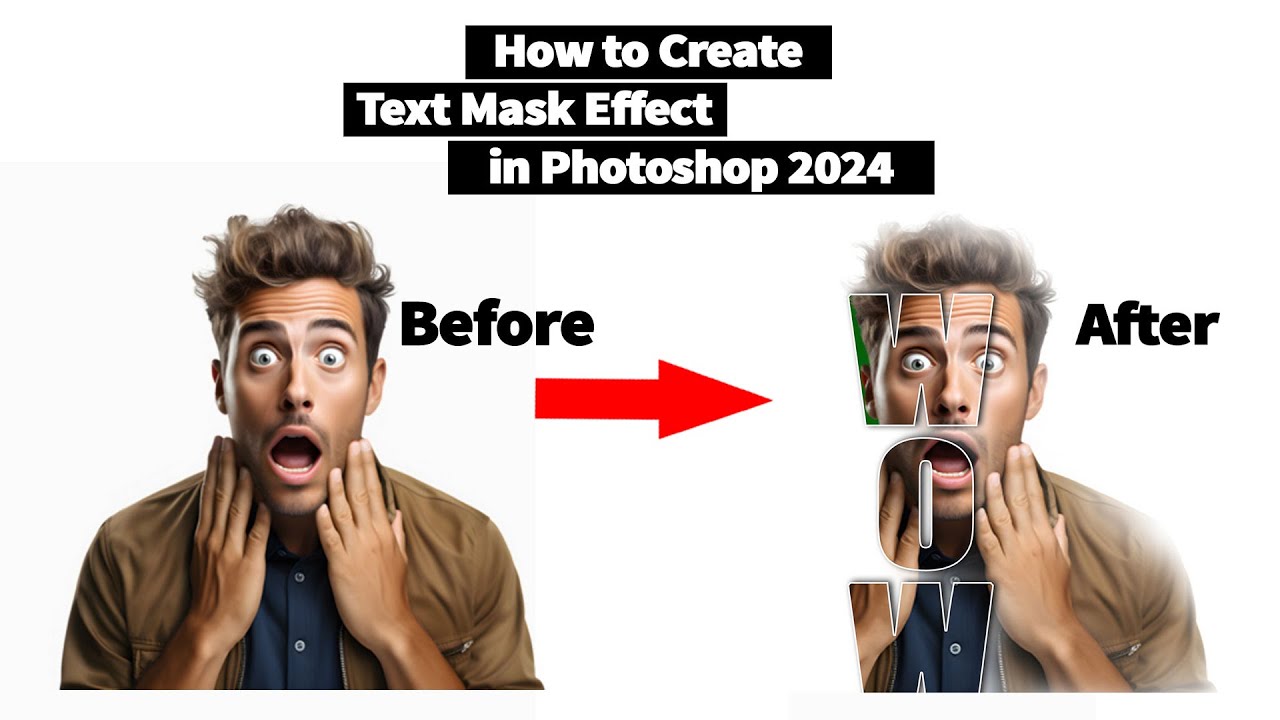 How to Create Text Mask Effect in Photoshop 2024 - YouTube