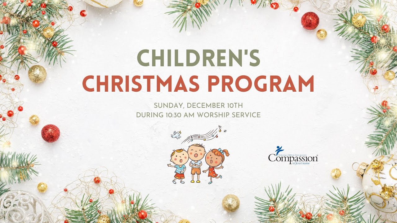 Children's Christmas Program - December 10, 2023 - YouTube