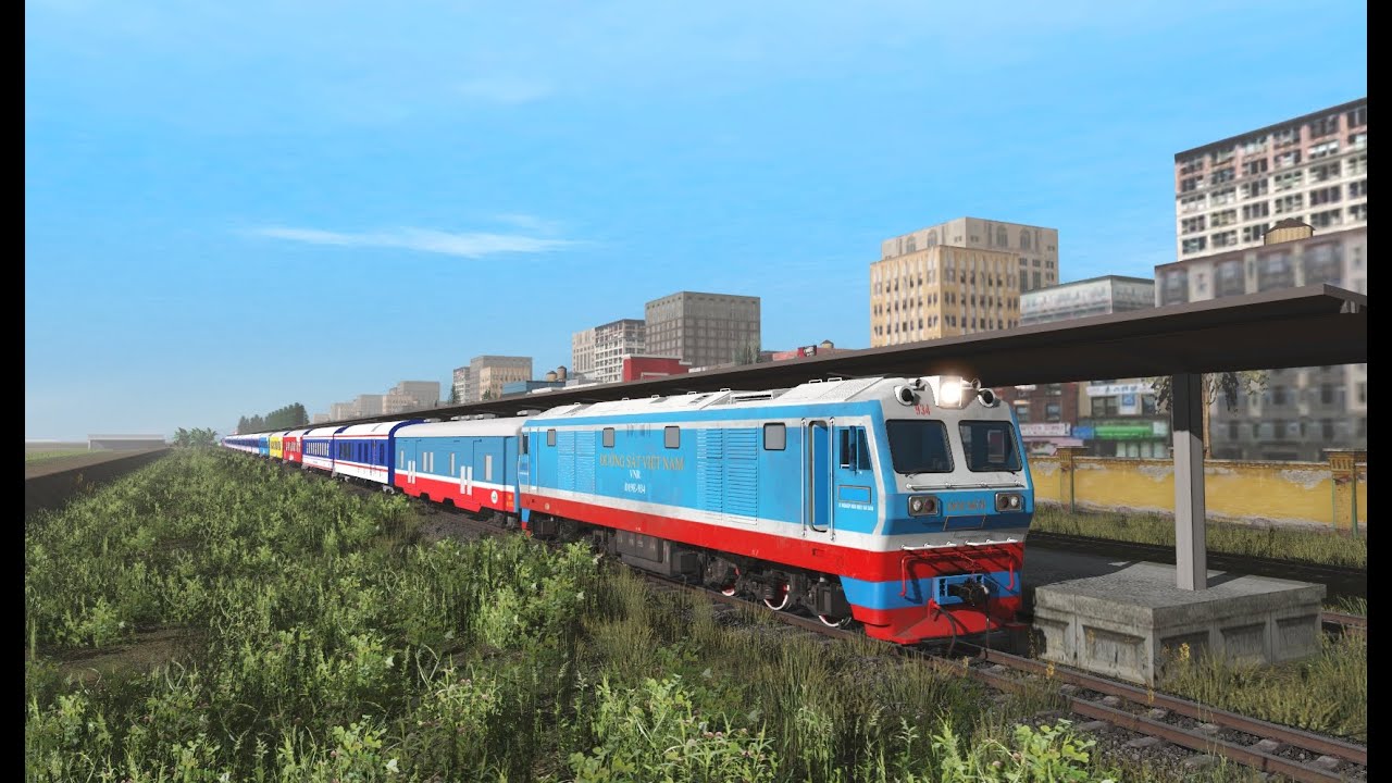 [TRAINZ RAILROAD SIMULATOR 2022: VIETNAM]: Hành Trình tàu HP1 Cầu Bây ...