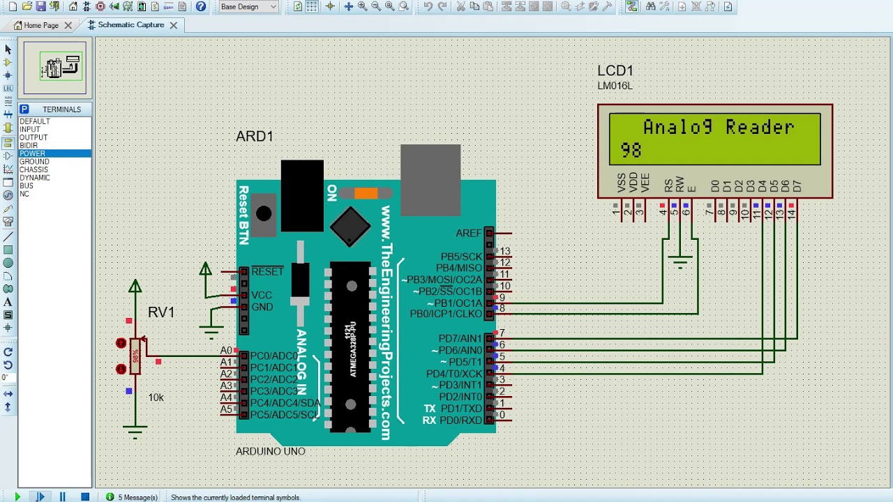 Arduino And Display Analog Value And Voltmeter Display Part 2 Youtube 1676