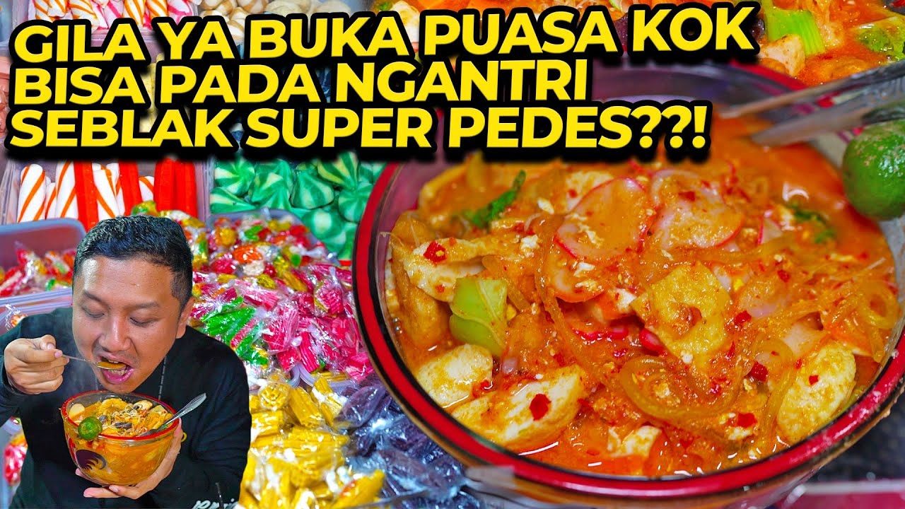SEBLAK TENDAAN BANDUNG KOMPORNYA SAMPE 6 BIJI DIANTRIIN MULU DARI BUKA ...