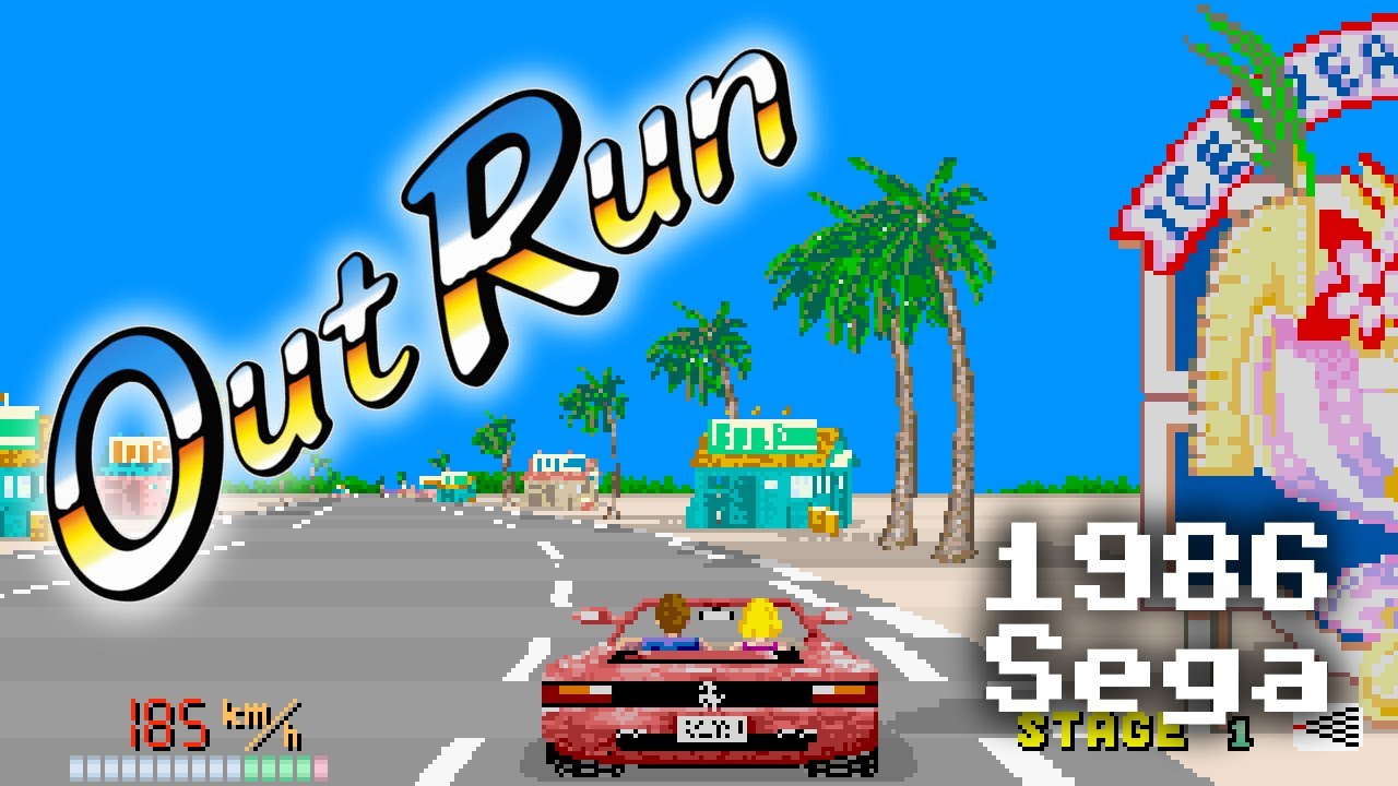 Out Run - 1986 - Sega #outrun #sega #arcade #arcadegame #retrogamer # ...