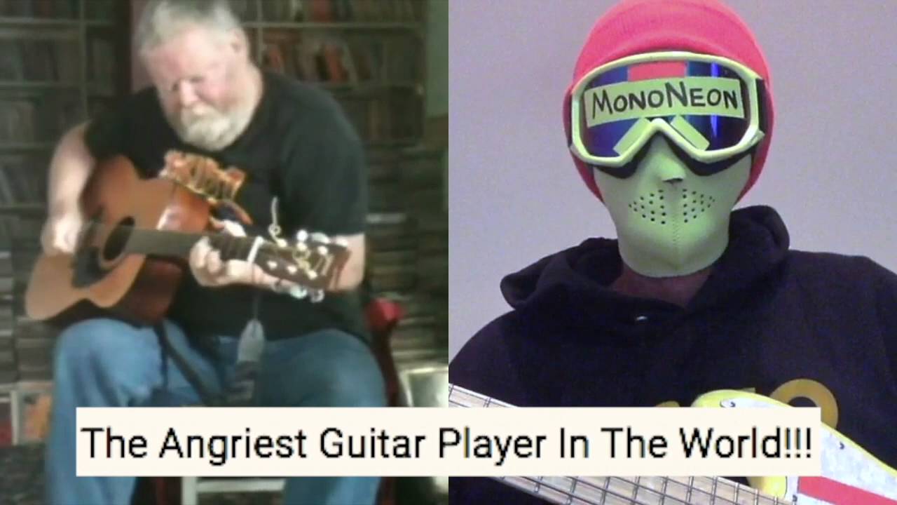 MonoNeon: The Angriest Guitar Player In The World with Bass Player ...