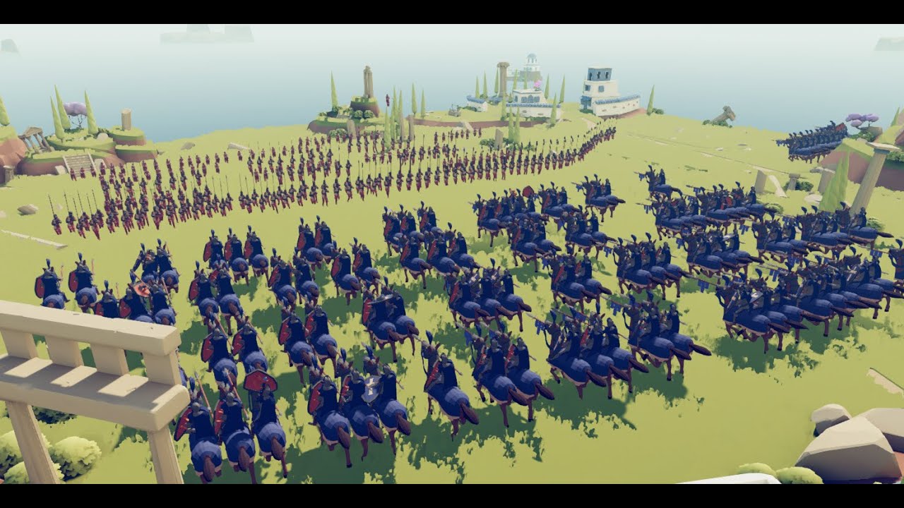 TABS | EPIC FIGHT | Cavalrys vs Halberds and Musketeers - YouTube