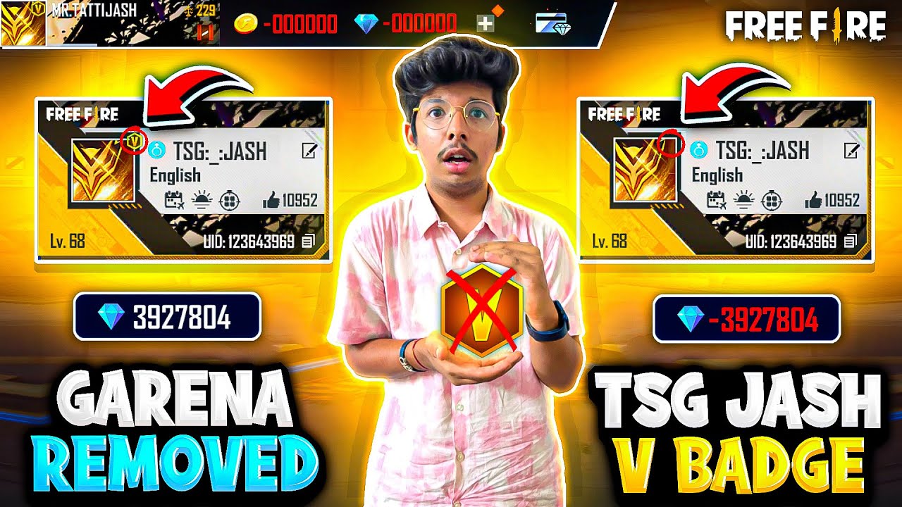 Garena Took TSG JASH ‘V’Badge 😭 Biggest Revenge By TSG Ritik 👿-Garena ...